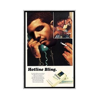 iCanvas "Hotline Bling" by Ads Libitum Framed - Bed Bath & Beyond - 37674421